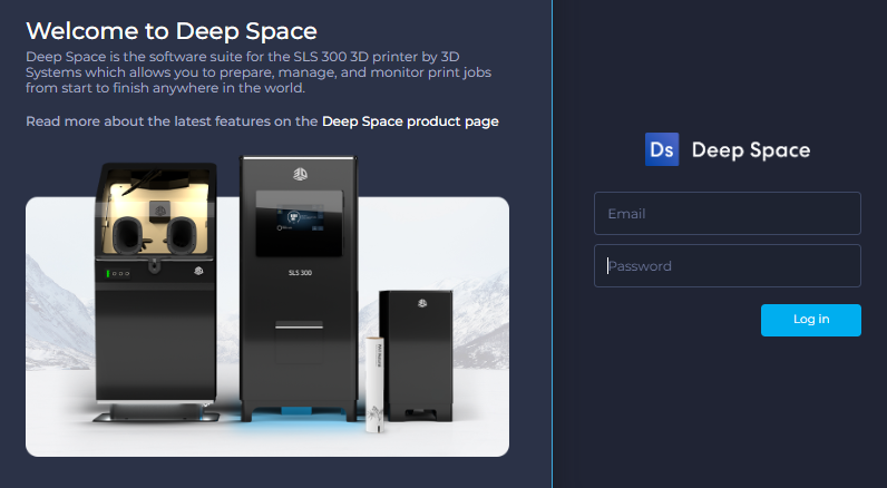 SLS 300 Log in to Deep Space